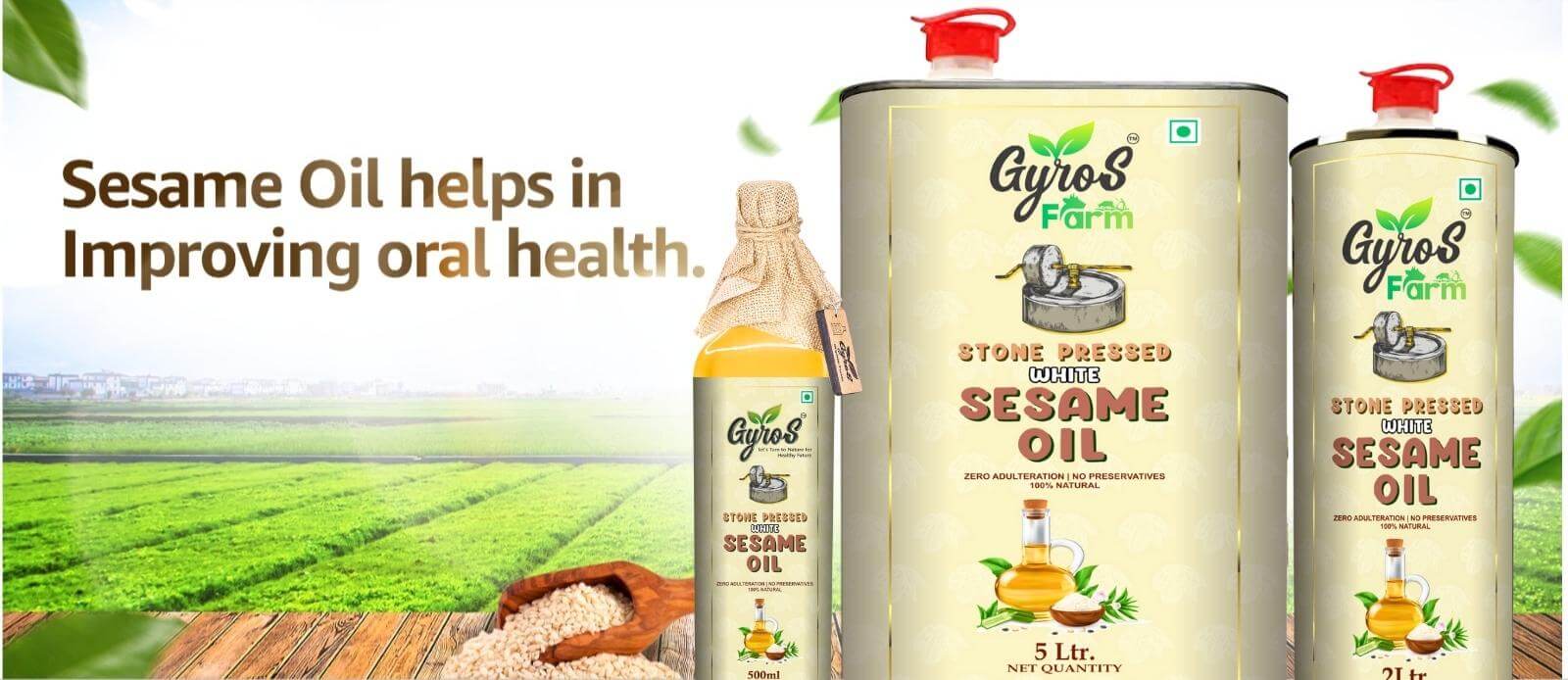 Premium Cold-Pressed Oil | Gyros Farm - Stone Cold Pressed Oils